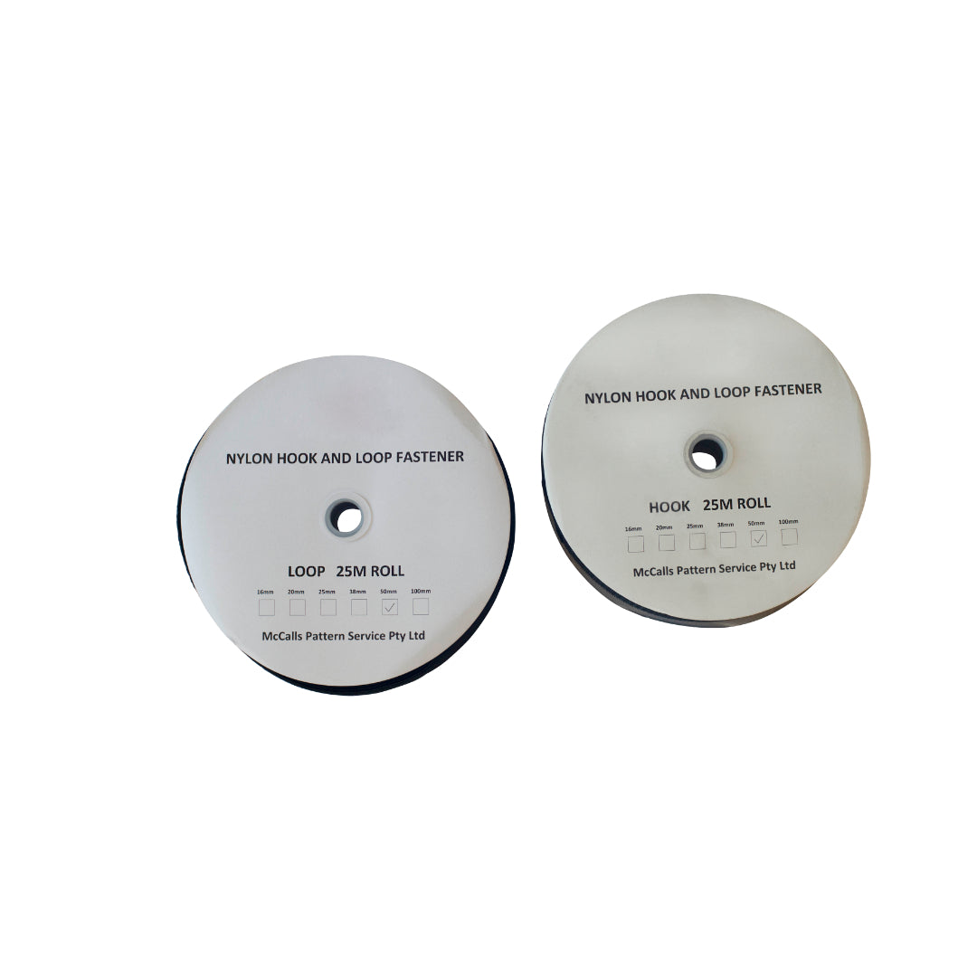 Supex 25mm Sew On Loop Tape Soft Side 1 meter - Black