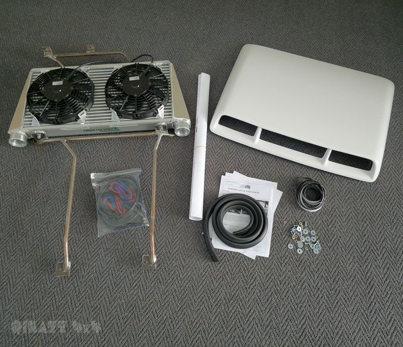 Cross Country Top Mount GU Ultimate Intercooler Custom BMW M57 convers