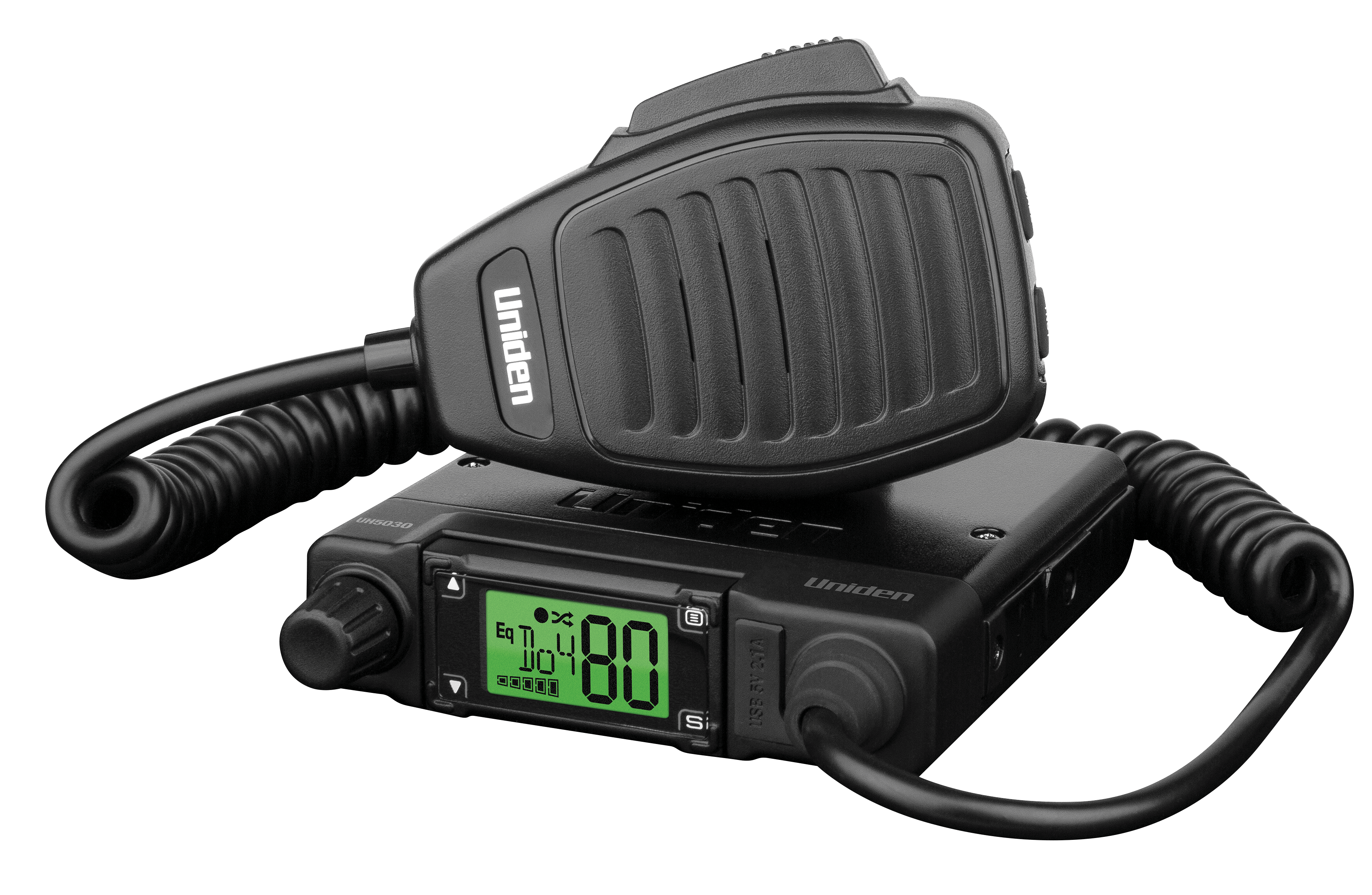 Uniden UH5030 Mini Compact Size with Large LCD And USB Charging UHF CB