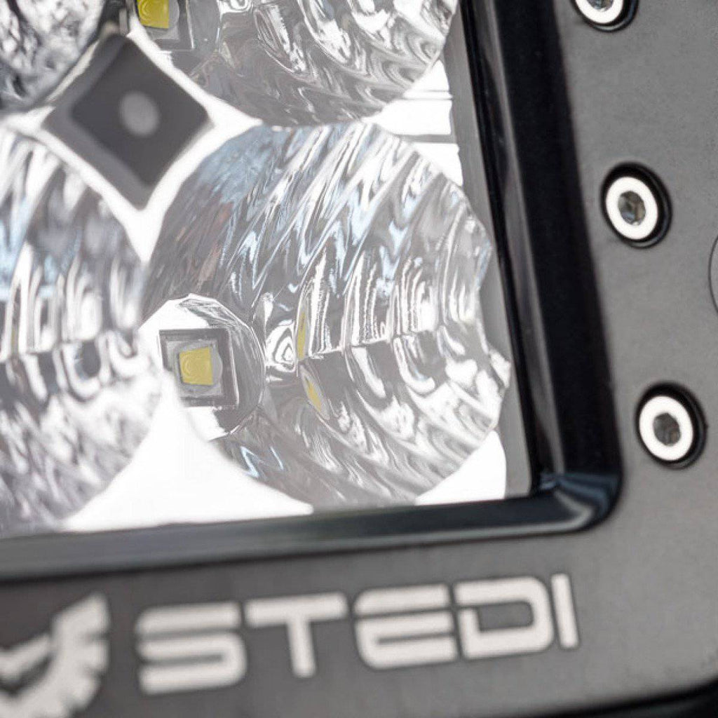 Stedi C-4 Black Edition Flush Mount LED Light Cube | Flood