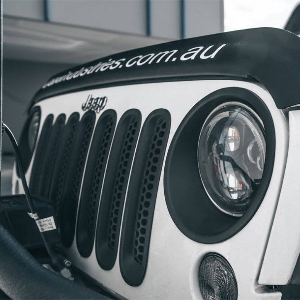 Stedi 7 inch CARBON LED Headlight for GQ Patrol, Jeep Wrangler & Landc