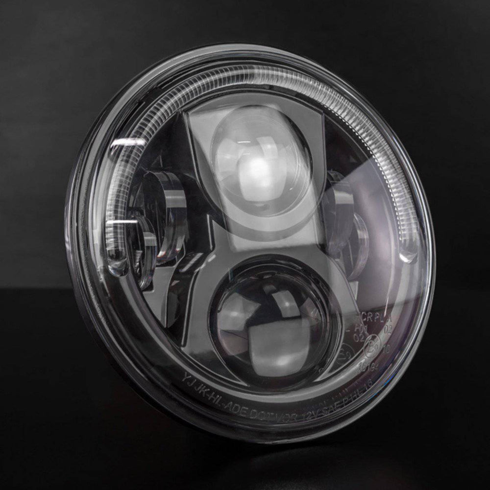 Stedi 7 inch CARBON LED Headlight for GQ Patrol, Jeep Wrangler & Landc