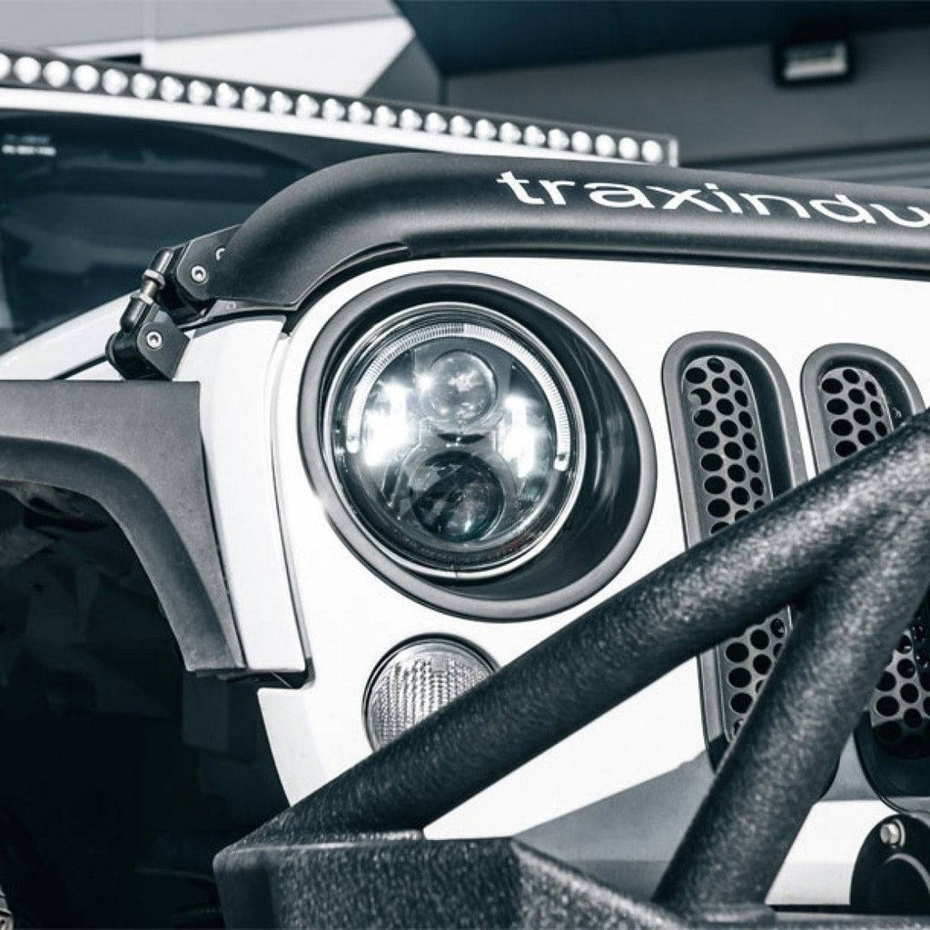 Stedi 7 inch CARBON LED Headlight for GQ Patrol, Jeep Wrangler & Landc
