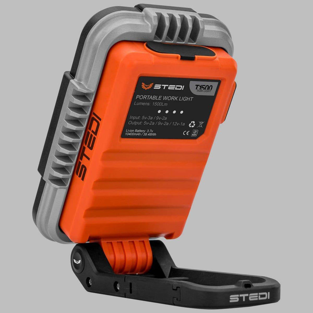 Stedi T1500 Rechargeable LED Camp & Task Light — Dual Colour, 139hr ...